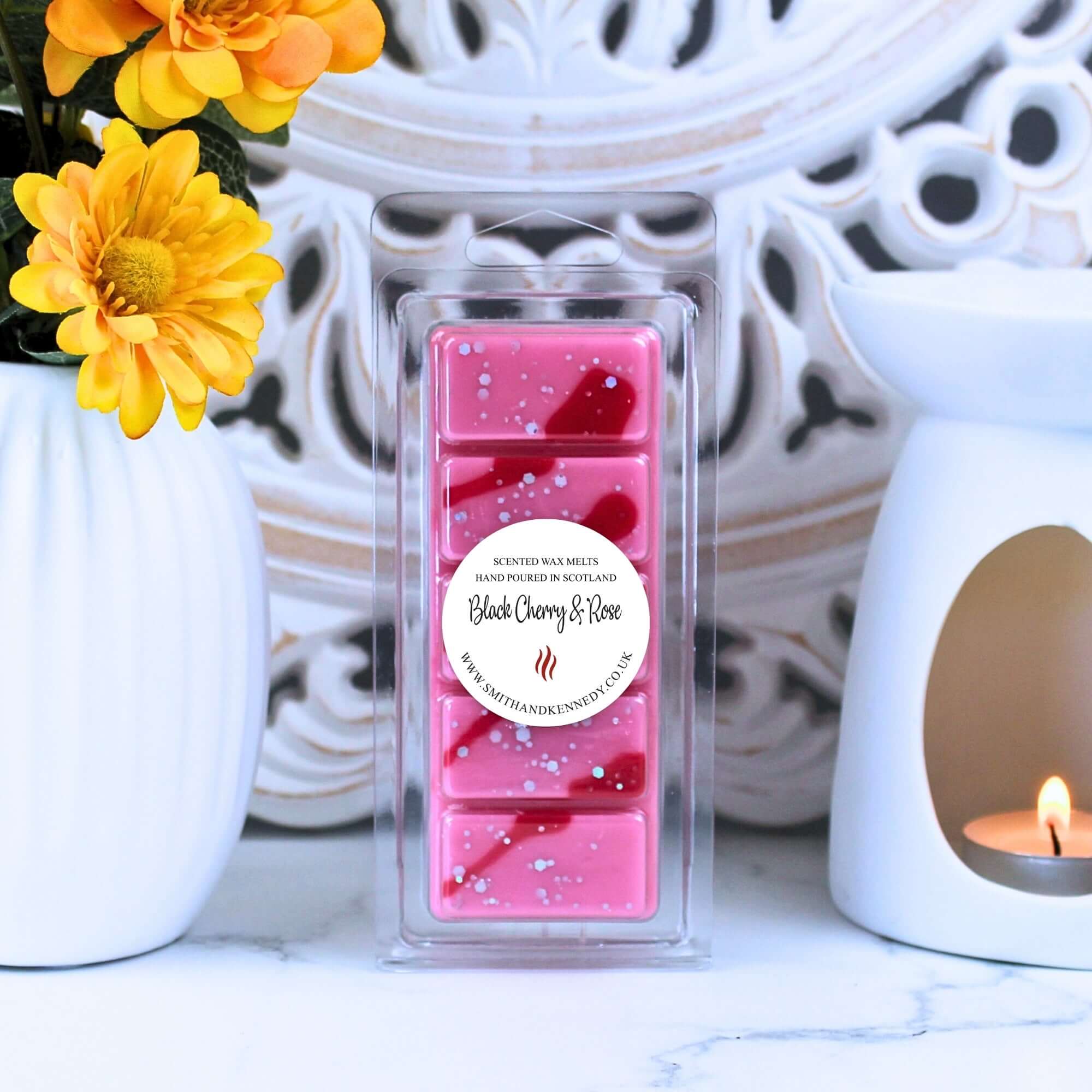 Black Cherry & Rose Scented Wax Melt / Odour Eliminator – Smith ...