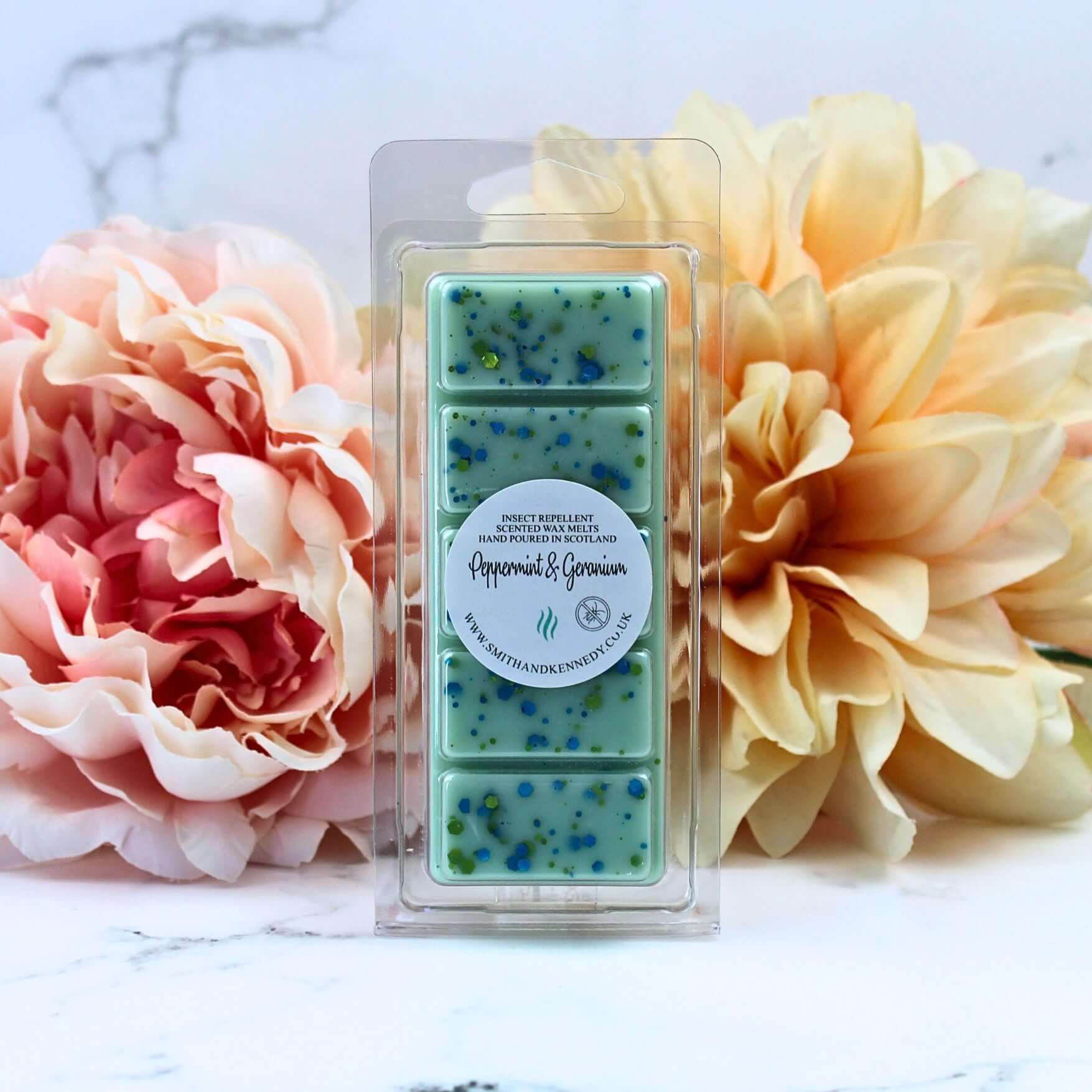Peppermint & Geranium Wax Melt Insect Repellent