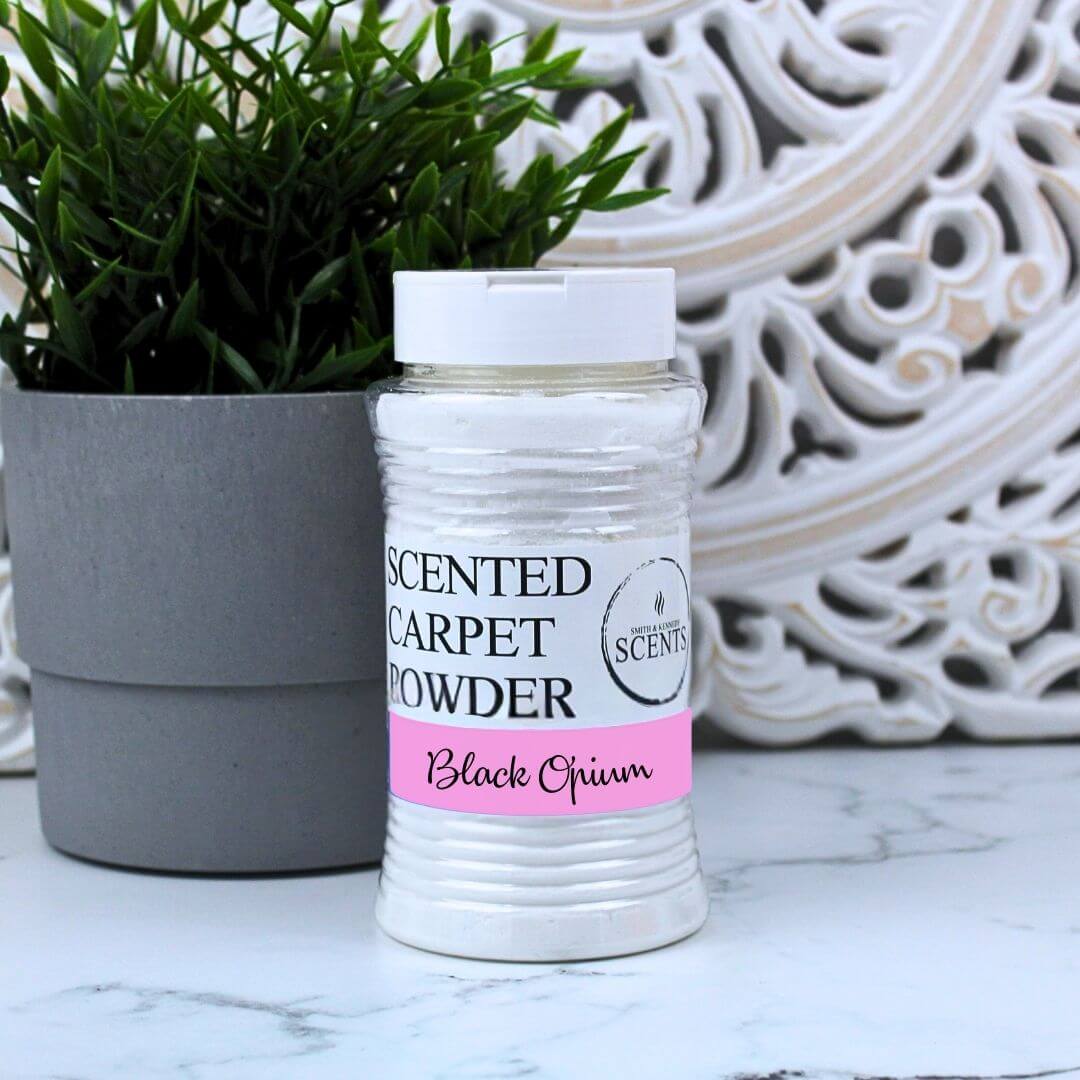 Black Opium Scented Carpet Freshener Powder – Smith & Kennedy Scents