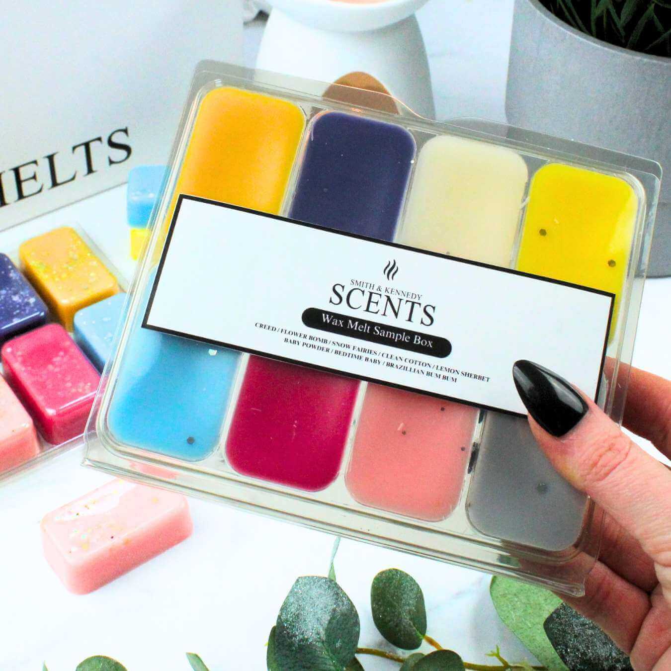 Wax Melt Sample Box / Enjoy 8 Best Selling Wax Melts