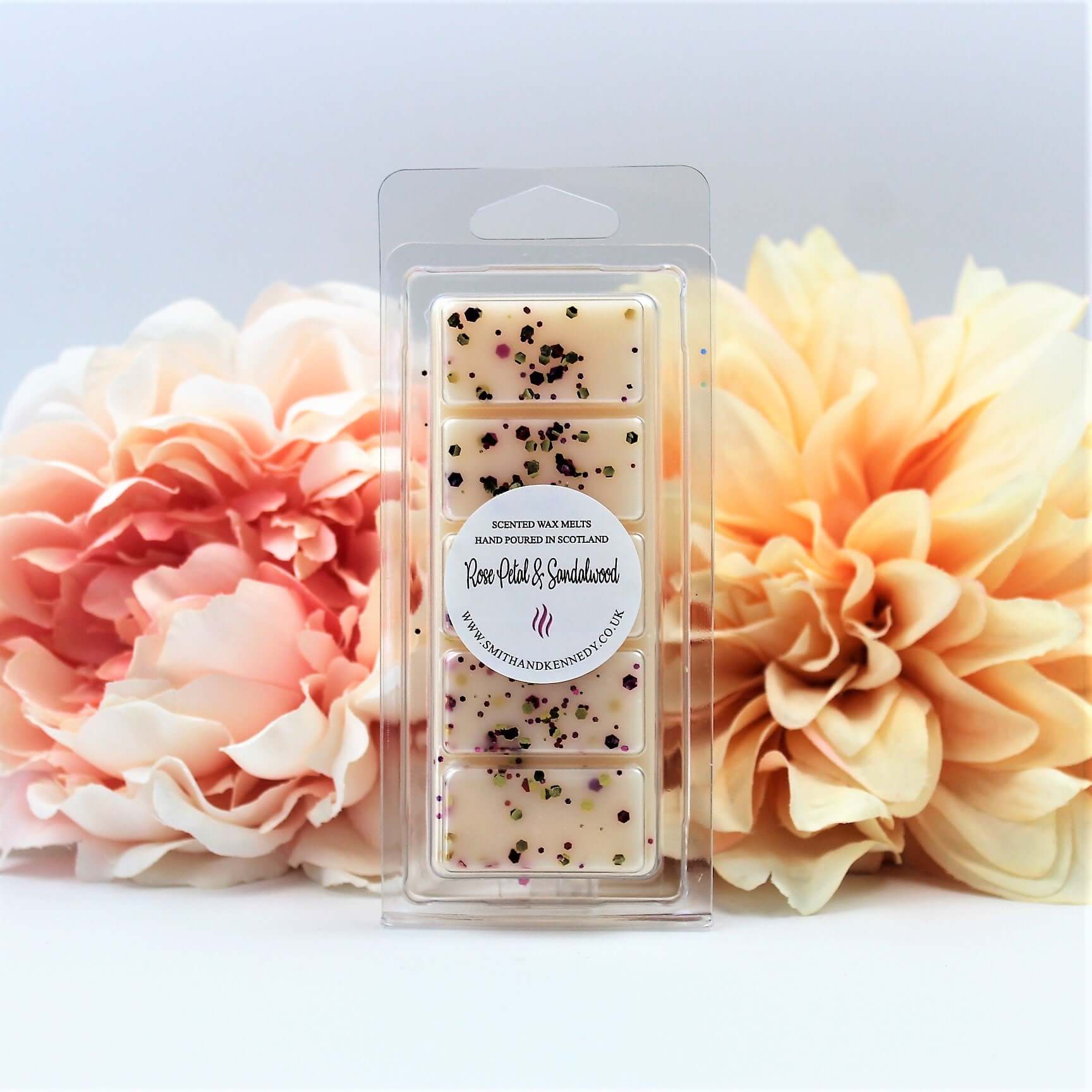 Rose Petal & Sandalwood Wax Melt / Fresh Floral Fragrance
